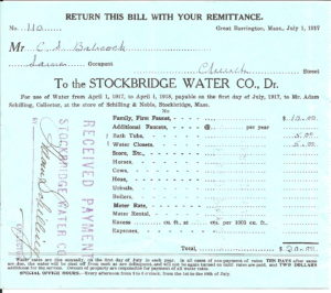 Stockbridge fever and the history of the Stockbridge Water Company ...