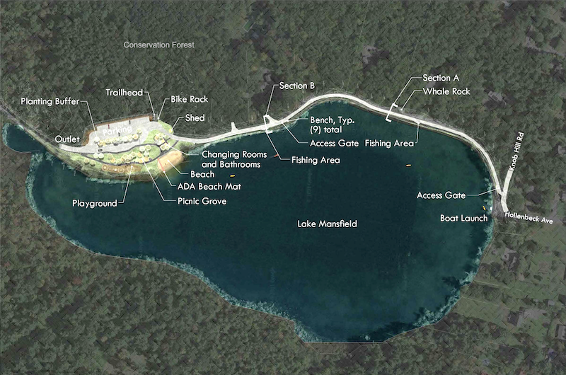 Town rolls out $1.8 million plan to fix and improve Lake Mansfield ...