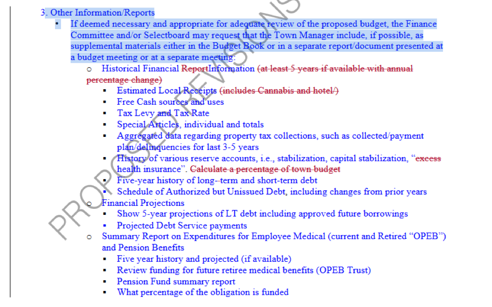 Select Board approves procedures and schedules for fiscal 2024 budget ...