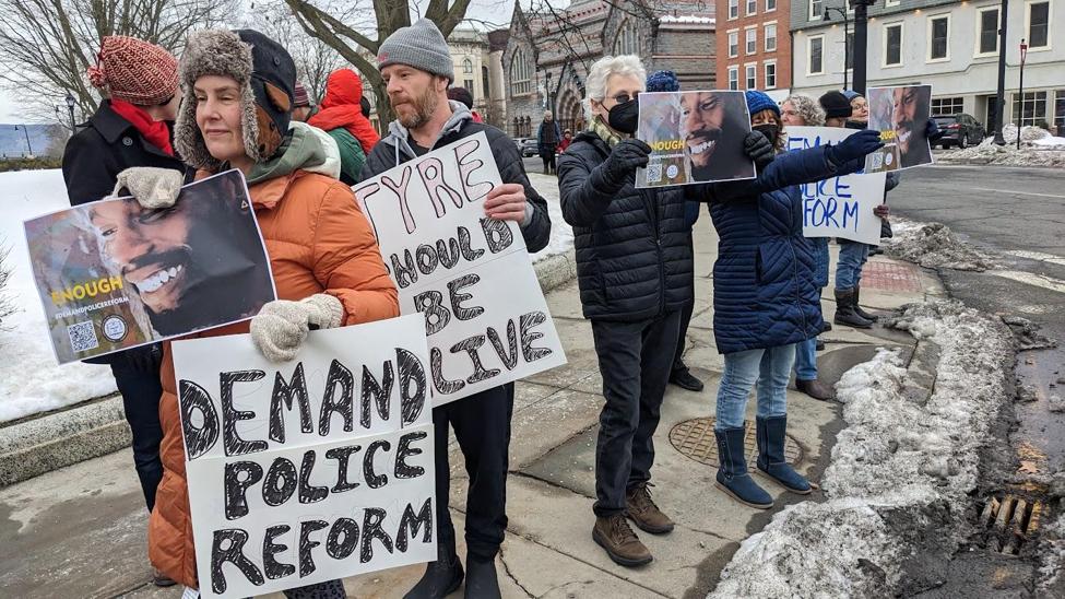 NAACP holds peaceful protest against police brutality - The Berkshire Edge