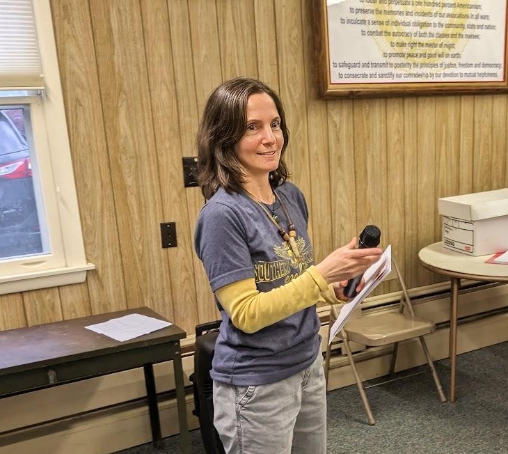 Teacher Stephanie Graham was one of the co-organizers for the community ...